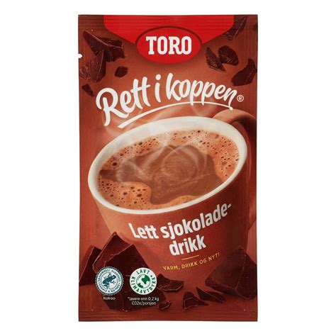 Rett I Koppen Lett Sjokoladedrikk 14g Toro Trygg Mat