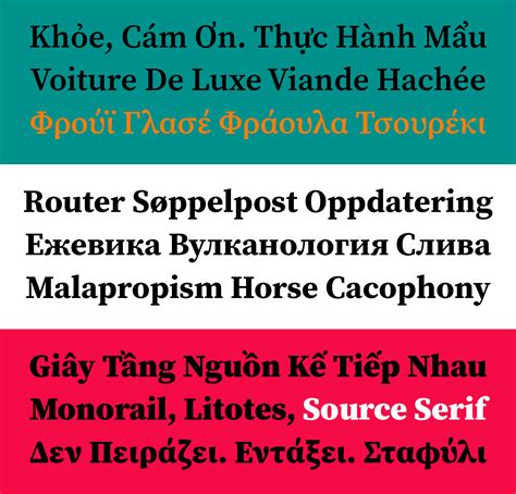 Source Serif Pro Font Free Download For WEB
