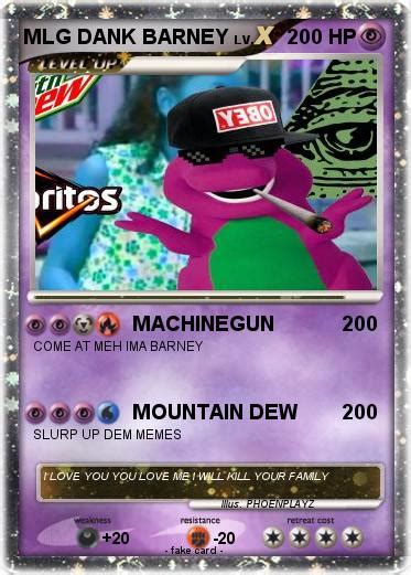 Barney Pokemon Card Meme