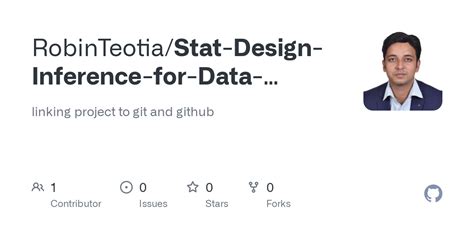 Github Robinteotia Stat Design Inference For Data Science Linking Project To Git And Github