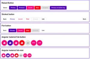 Angular Material Button Color Size Toggle Button Edupala