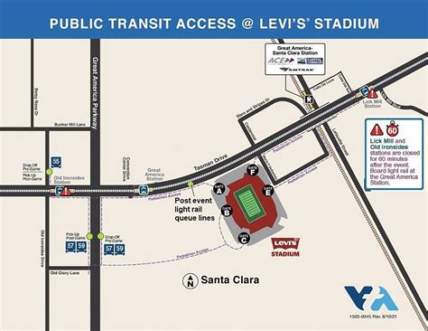 Levi Stadium Gate Map