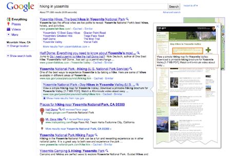 Google Instant Previews Get Ready To Be More Likely Satisfied With Google Search TechCrunch