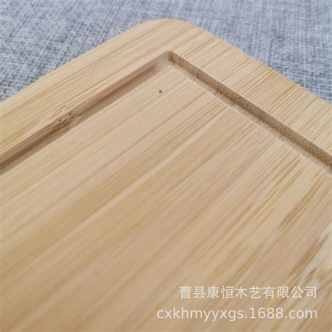 Wooden Plate Tray Bamboo Rectangular Western Food Vicedeal