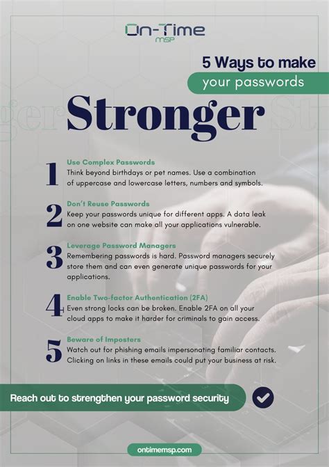 On Time Msp On Linkedin 5 Ways To Make Your Passwords Stronger