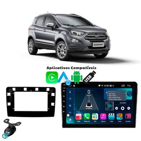 Central Multimidia Ecosport 9 Polegadas 2018 2019 2020 2021 Carplay Android Auto Kratu