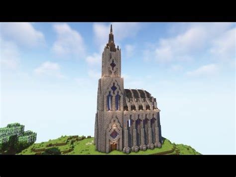 Minecraft How To Build A Medieval Church Tutorial Minecraft