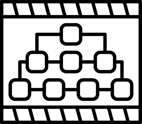 hierarchy structure line icon 53764032 vector art at vecteezy