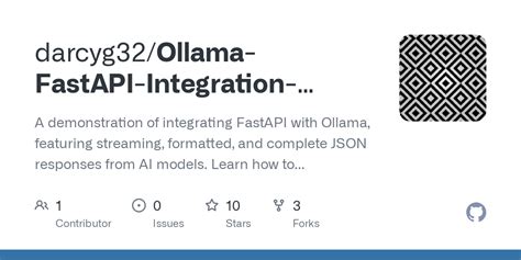 Github Darcyg32ollama Fastapi Integration Demo A Demonstration Of