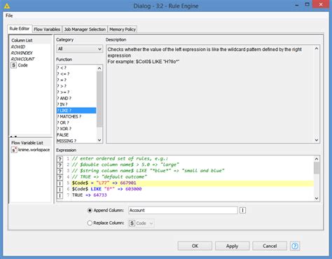 New Column If Then Filter Knime Analytics Platform Knime