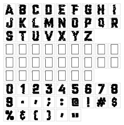 Cracked Code Font Vectordad