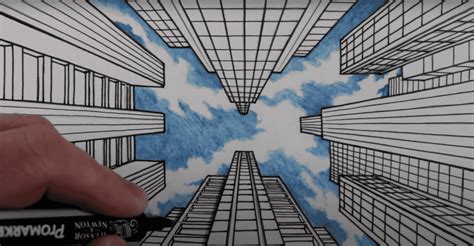 Vanishing Point Drawing Landscape