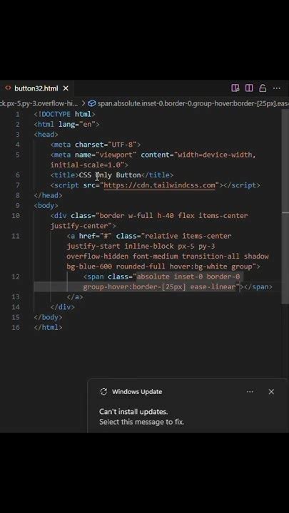 Animated Buttons Without Using Css Use Only Html Part 32 Html