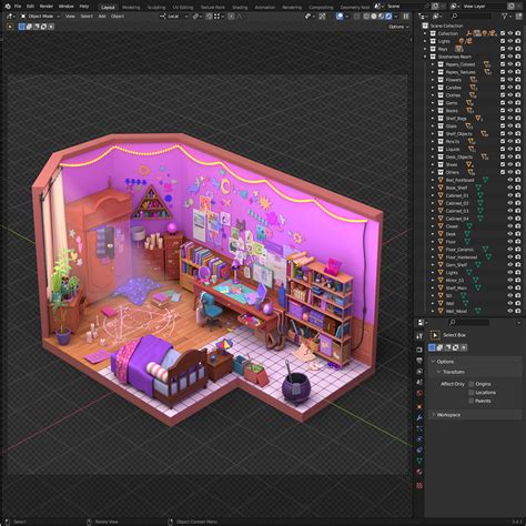 Stephanie S Room Finished Projects Blender Artists Community