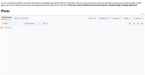 Tanstack Query Example React Basic Codesandbox