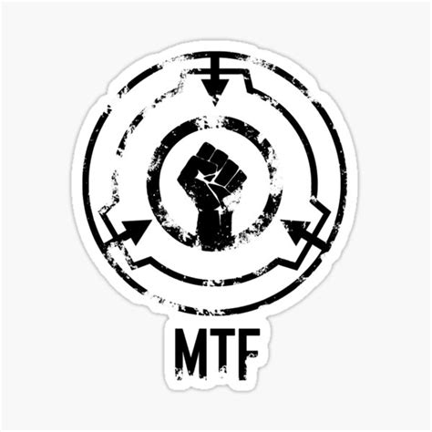 Mobile Task Force SCP Foundation Sticker By Msuwun Redbubble