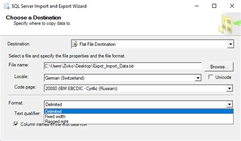 How To Export Data From Sql Server To A Flat File