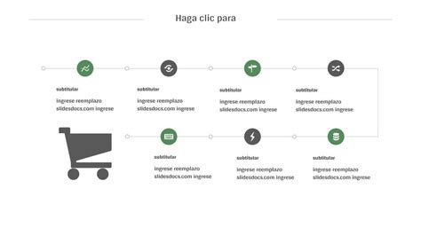 Diagrama Del Carrito De Compras Presentación Plantilla Para