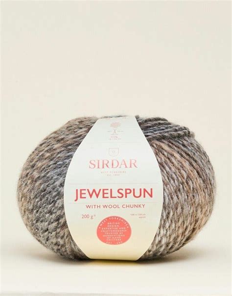 Sirdar Jewelspun With Wool Chunky 200g Self Patterning Yarn Knitting