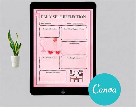 Daily Self Reflection Planner Eloquens