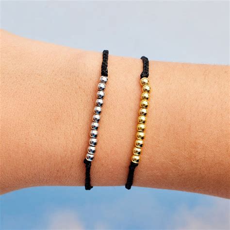 Harper Bead String Bracelet