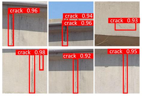 crack detection of bridge concrete components based on large scene