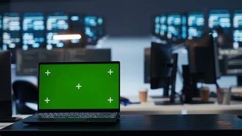Focus On Isolated Screen Laptop In Data Stock Footage Sbv 349011900