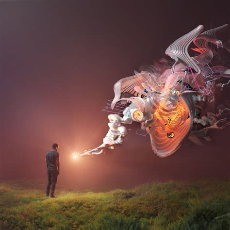 First Impressions Abstract Entity Sculpted In Vr Rendered In Blender Blender