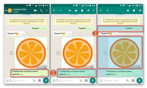 Как удалить сообщение в ВатсАпе у собеседника