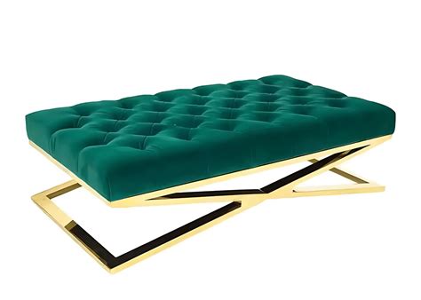 Recamier Em Aço Inox Dourado Móveis Alto Padrão