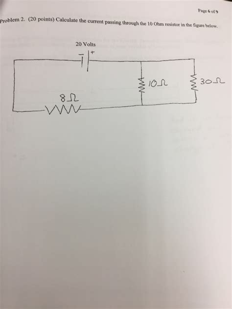 solved calculate the current passing through the 10 ohm