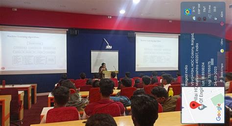 expert talk on “machine learning algorithms” phcet