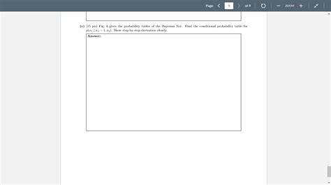 solved q2 [20 pts] bayesian net conditional independence