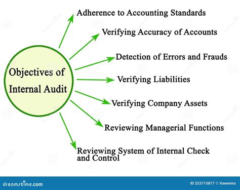 Objectives Of Internal Audit Stock Illustration Illustration Of Accounts Assets