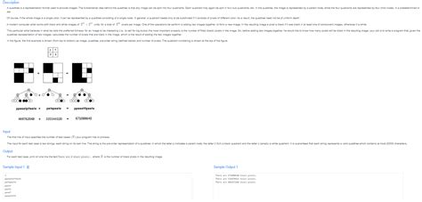 solved descriptionder quadtree representation of two images