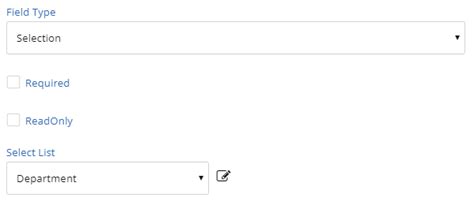 Create Select Lists To Set Field Selection Options Softools