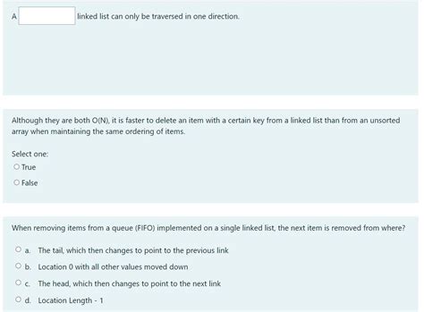 Solved Which Of The Following Are Properties Of The List Chegg Com