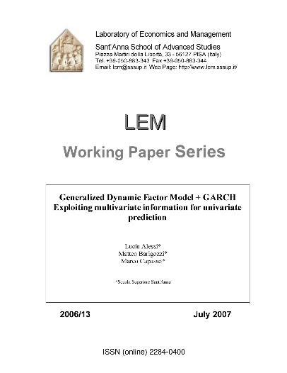 Pdf Generalized Dynamic Factor Model Garch Dokumen Tips