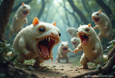 A Group Of Adventurers Is Attacked By A Swarm Of Maggots The Maggots