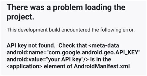 Google Maps API Key On Android Issue With React Native Maps Stack Overflow