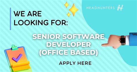 Headhunters Adminza On Linkedin Senior Software Developer Office Based