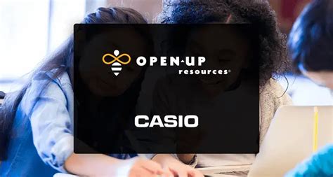 Casio And Open Up Resources Announce Innovative Partnership To Enhance Mathematics Education