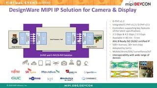 MIPI DevCon Why An Integrated MIPI C PHY D PHY IP Is Essential PDF