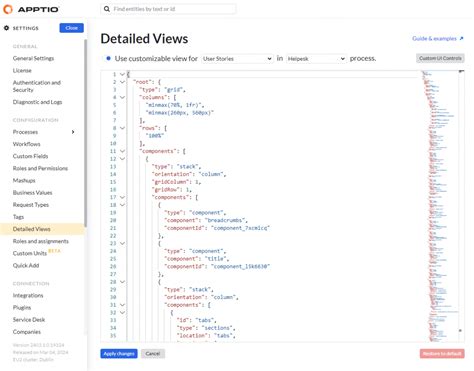 Customize Detailed Views Targetprocess Enterprise Agility Solution