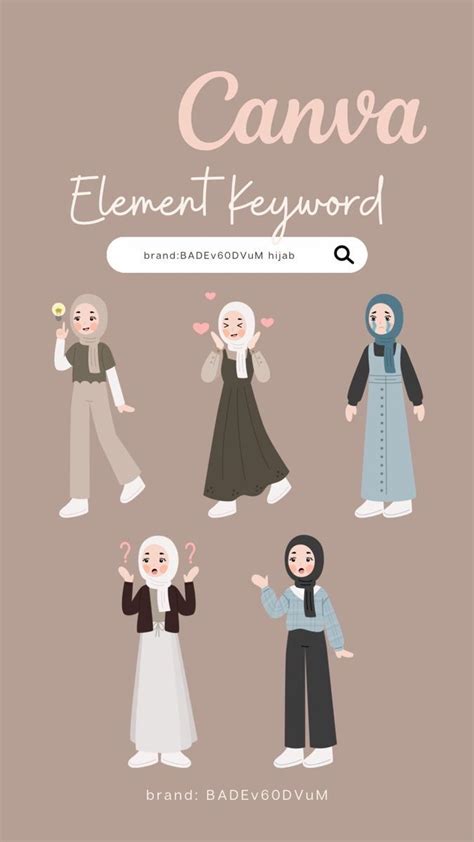 Canva Element Muslim Mother And Daughter Bonding Artofit