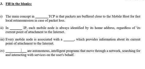 Solved The Main Concept In Tcp Is That Packets Are Buffered