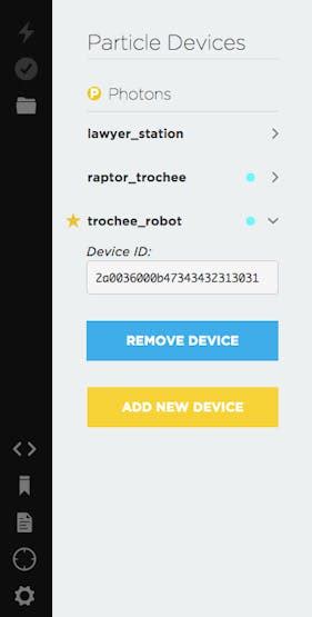 web enabled neopixels using particle octoblu