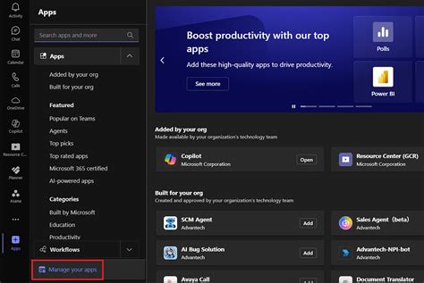how to deploy azure bot linked with ai agent in teams via json and