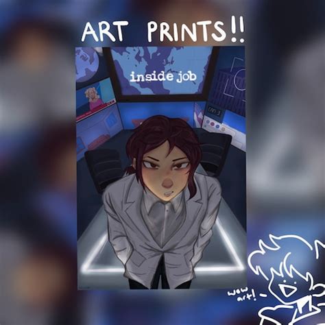 Art Prints Inside Job Reagan Ridley Etsy