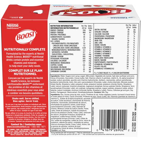Nestle Health Science Boost Original Meal Replacement Drink Variety